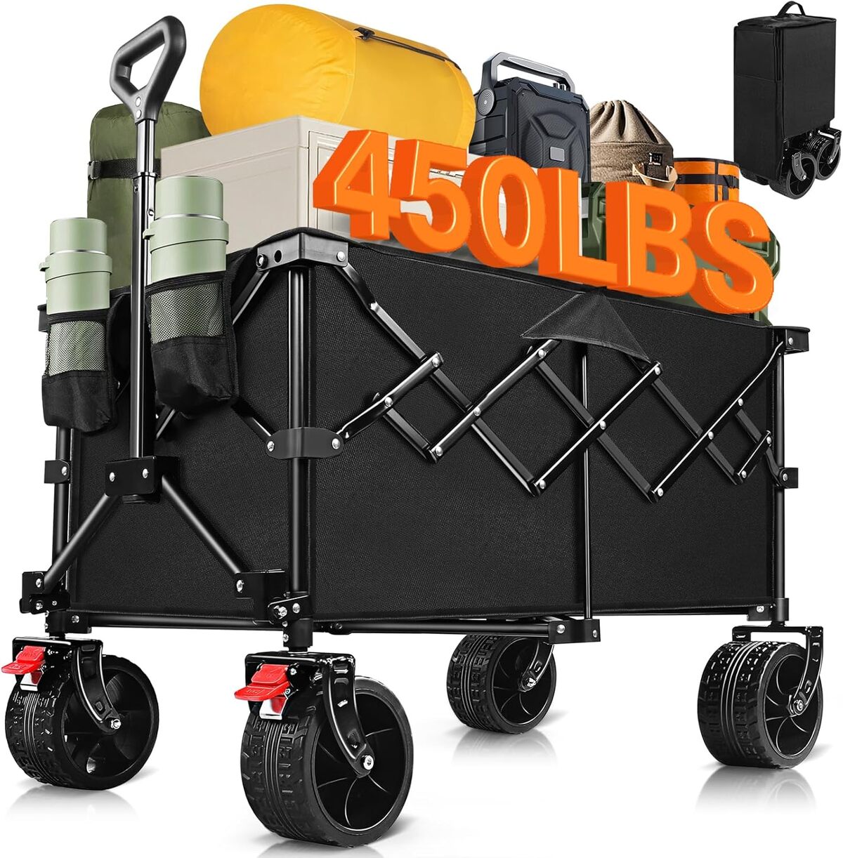 Test du chariot de jardin Wawxmo 220 L