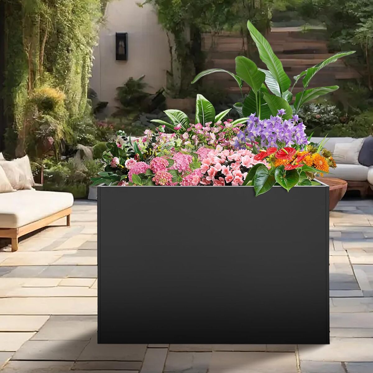 Test : jardinières Montex en métal, robustes pour extérieur