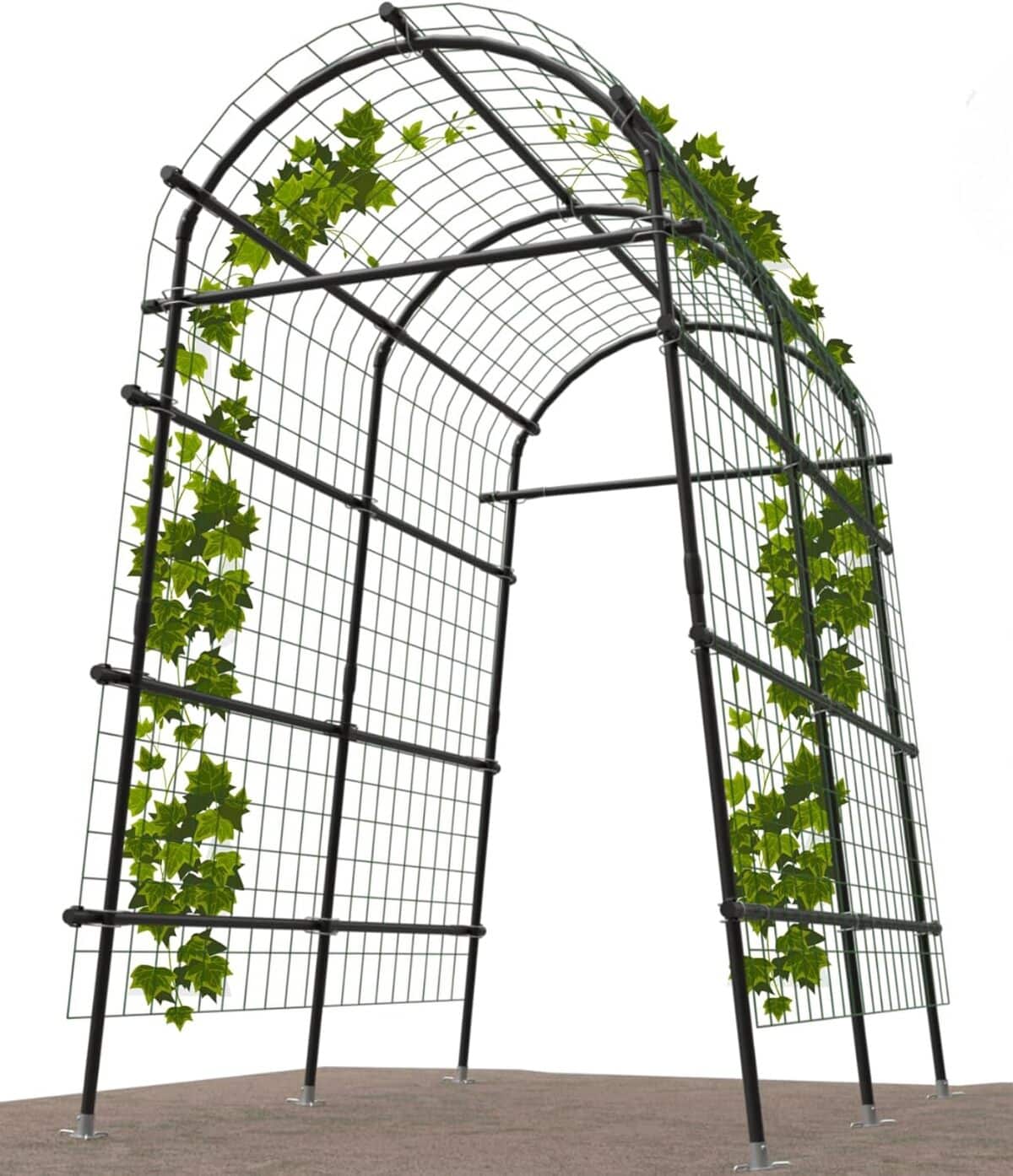 Test du treillis de jardin extra haut en acier inoxydable 2, 1 m